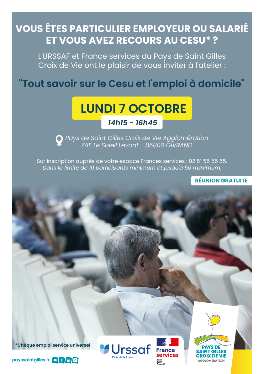 "TOUT SAVOIR SUR LE CESU ET L'EMPLOI À DOMICILE" PAYS DE SAINT GILLES ...