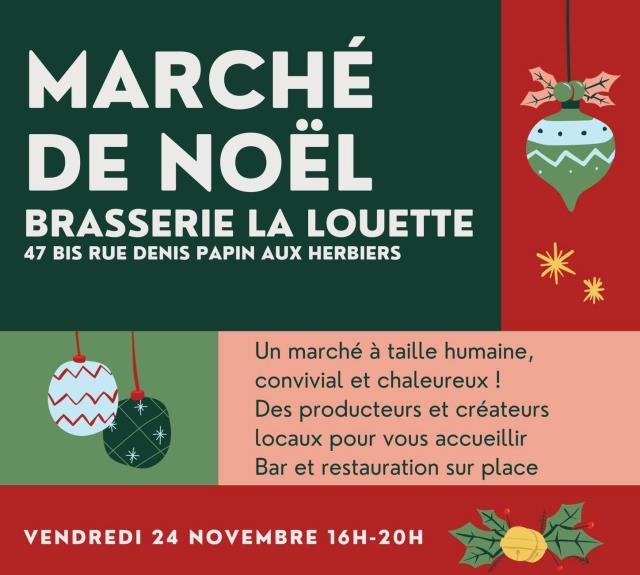 MARCHÉ DE NOËL À LA BRASSERIE LA LOUETTE - LES HERBIERS | LES HERBIERS
