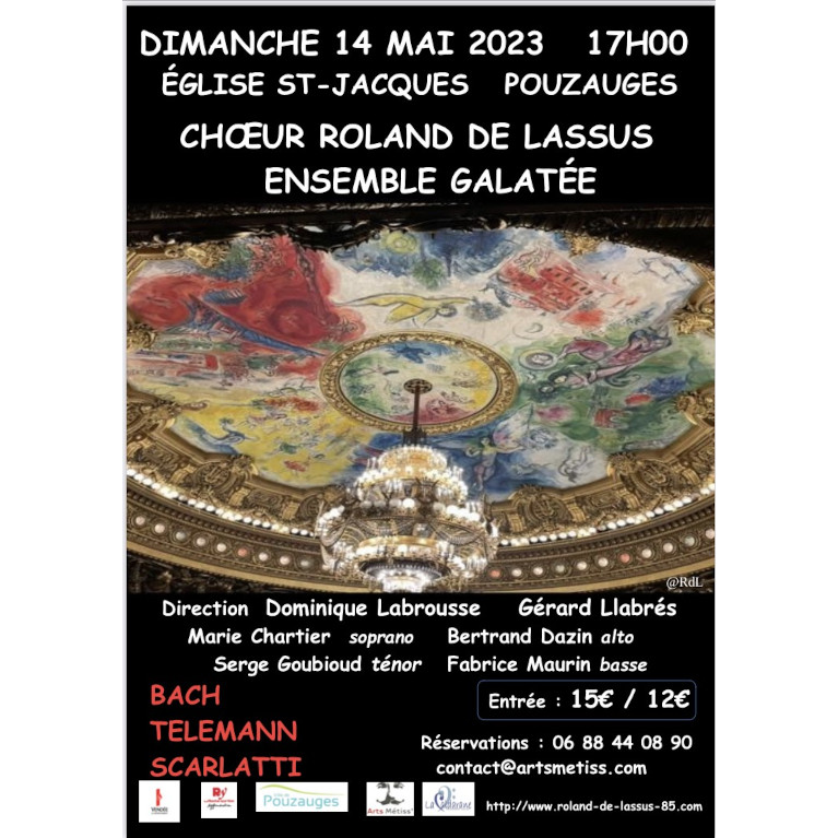 CHOEUR ROLAND DE LASSUS ENSEMBLE GALATÉE | POUZAUGES