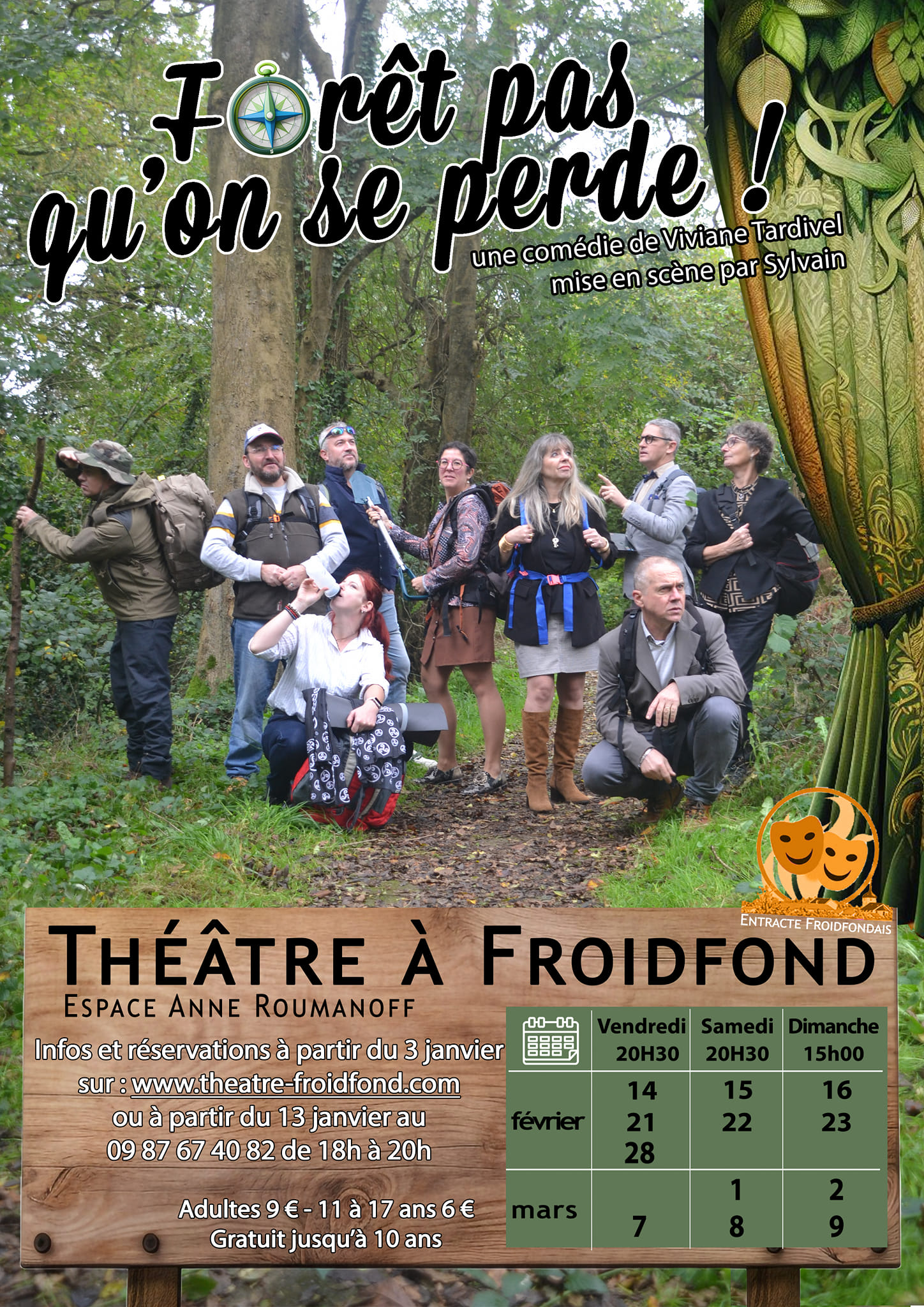 THÉÂTRE " FORÊT PAS QU4ON SE PERDE" | FROIDFOND